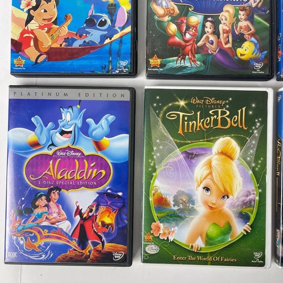 Disney | Media | Disney Movie 2 Dvd Bundle Fantasia Moana Lilo Mermaid ...